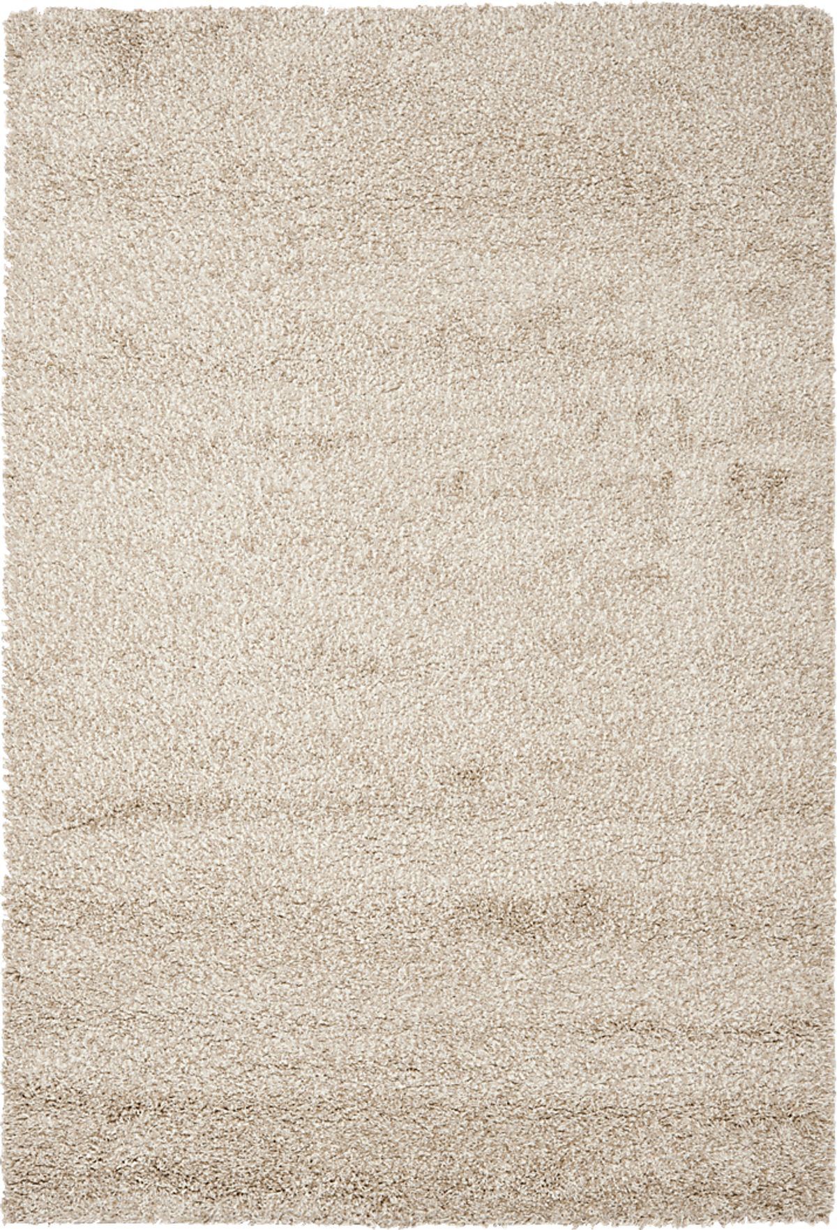 Cleona Beige Polypropylene Fabric Rug | Rooms to Go