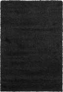 Cleona Black Polypropylene Fabric Rug | Rooms to Go