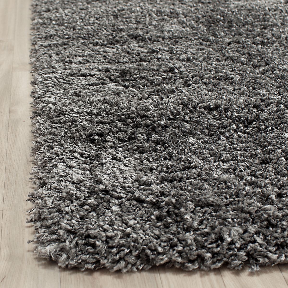 Cleona Dark Gray Polypropylene Fabric Rug | Rooms to Go