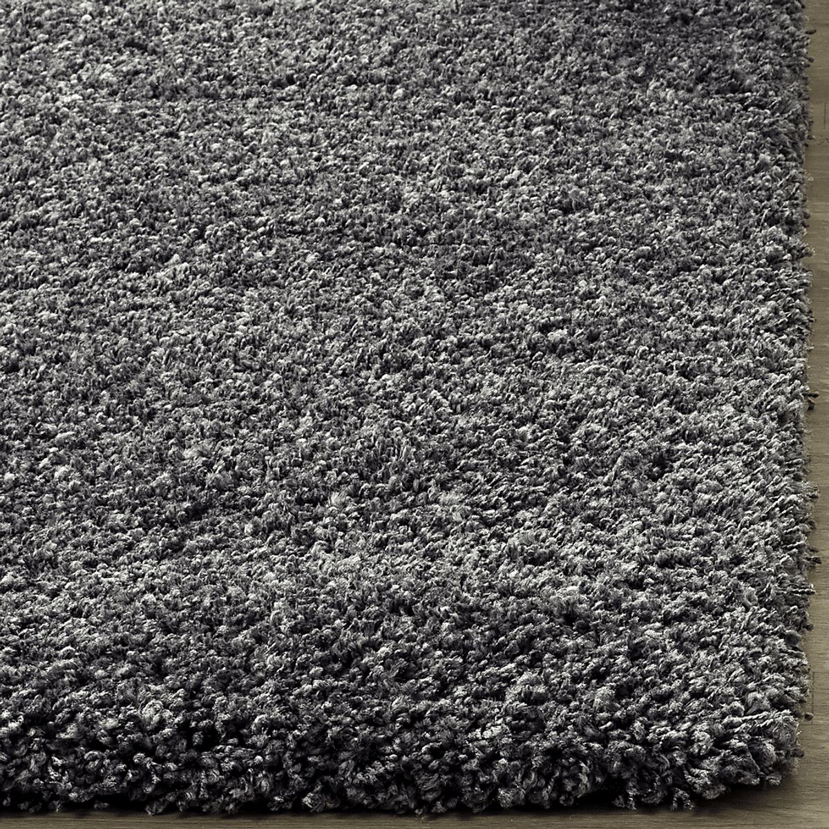Cleona Dark Gray Polypropylene Fabric Rug | Rooms to Go