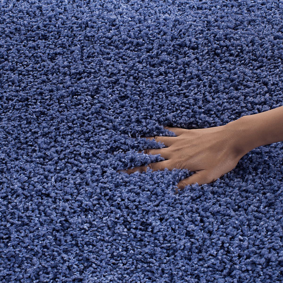 Cleona Denim Blue Polypropylene Fabric Rug | Rooms to Go