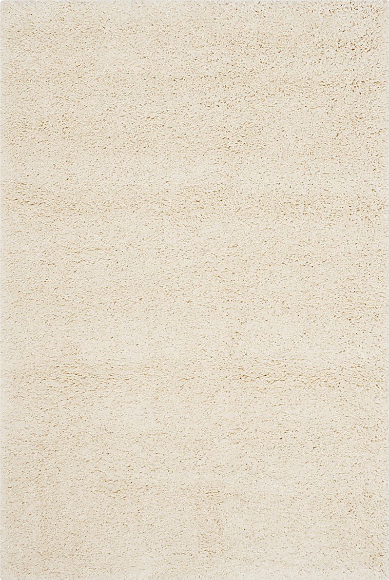 Cleona Ivory Beige Polypropylene Fabric Rug - Rooms To Go