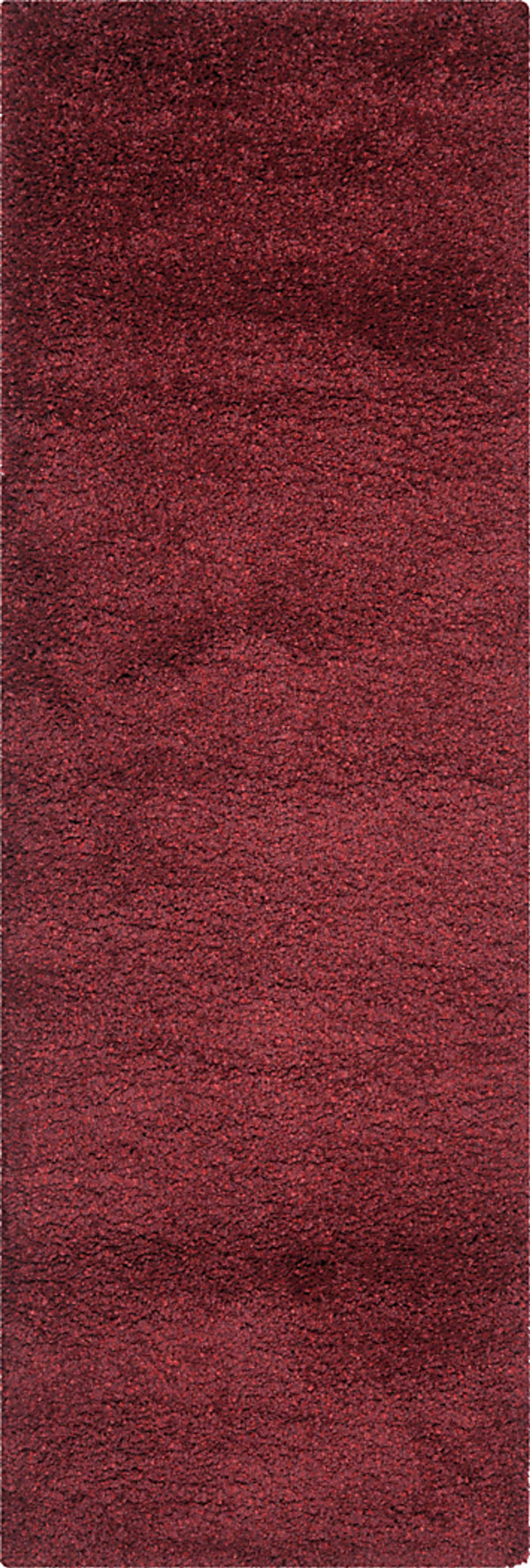 Cleona Maroon Red Polypropylene Fabric Rug | Rooms to Go