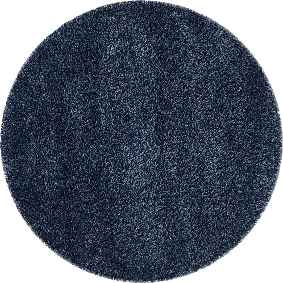 Cleona Navy Blue Polypropylene Fabric Rug | Rooms to Go