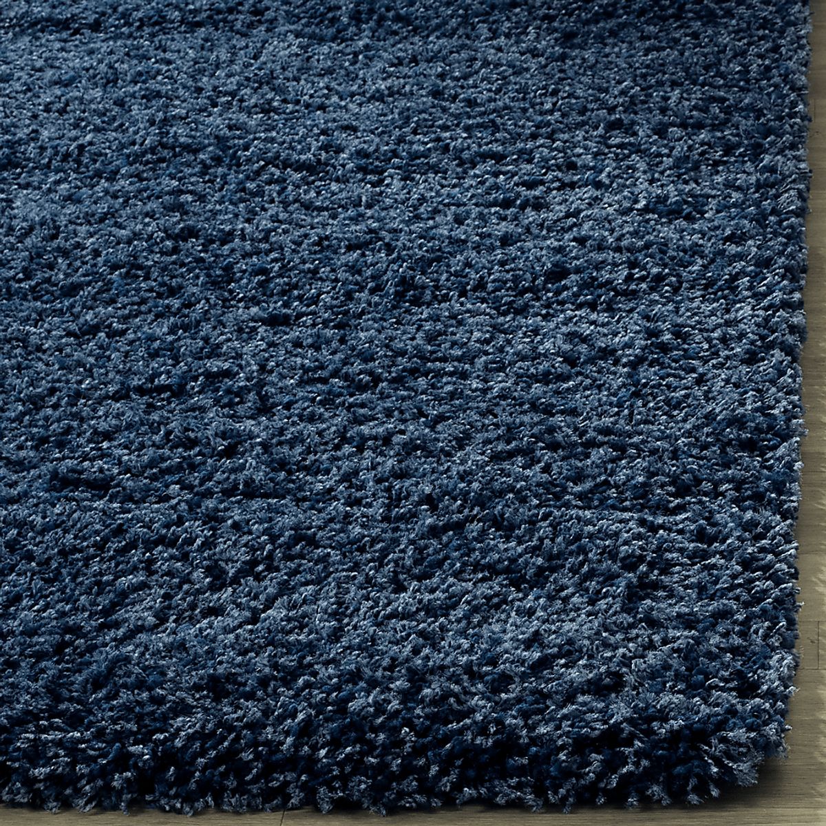 Cleona Navy Blue Polypropylene Fabric Rug | Rooms to Go