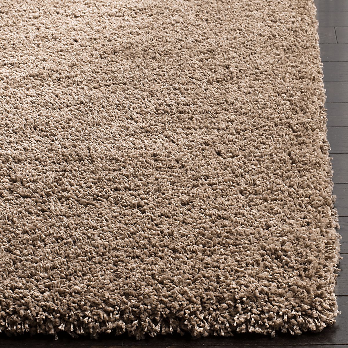 Cleona Taupe Beige Polypropylene Fabric Rug | Rooms to Go