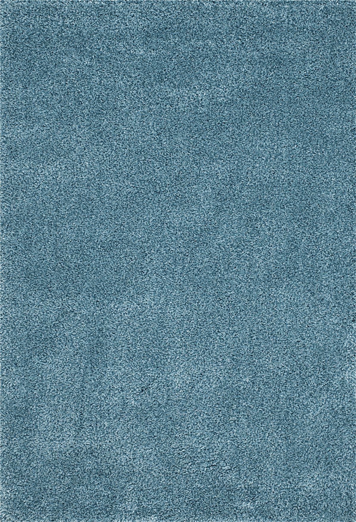 Cleona Turquoise Blue Polypropylene Fabric Rug | Rooms to Go