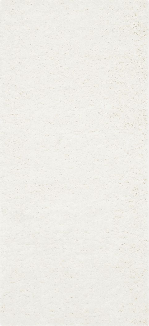 Cleona White Polypropylene Fabric Rug | Rooms to Go