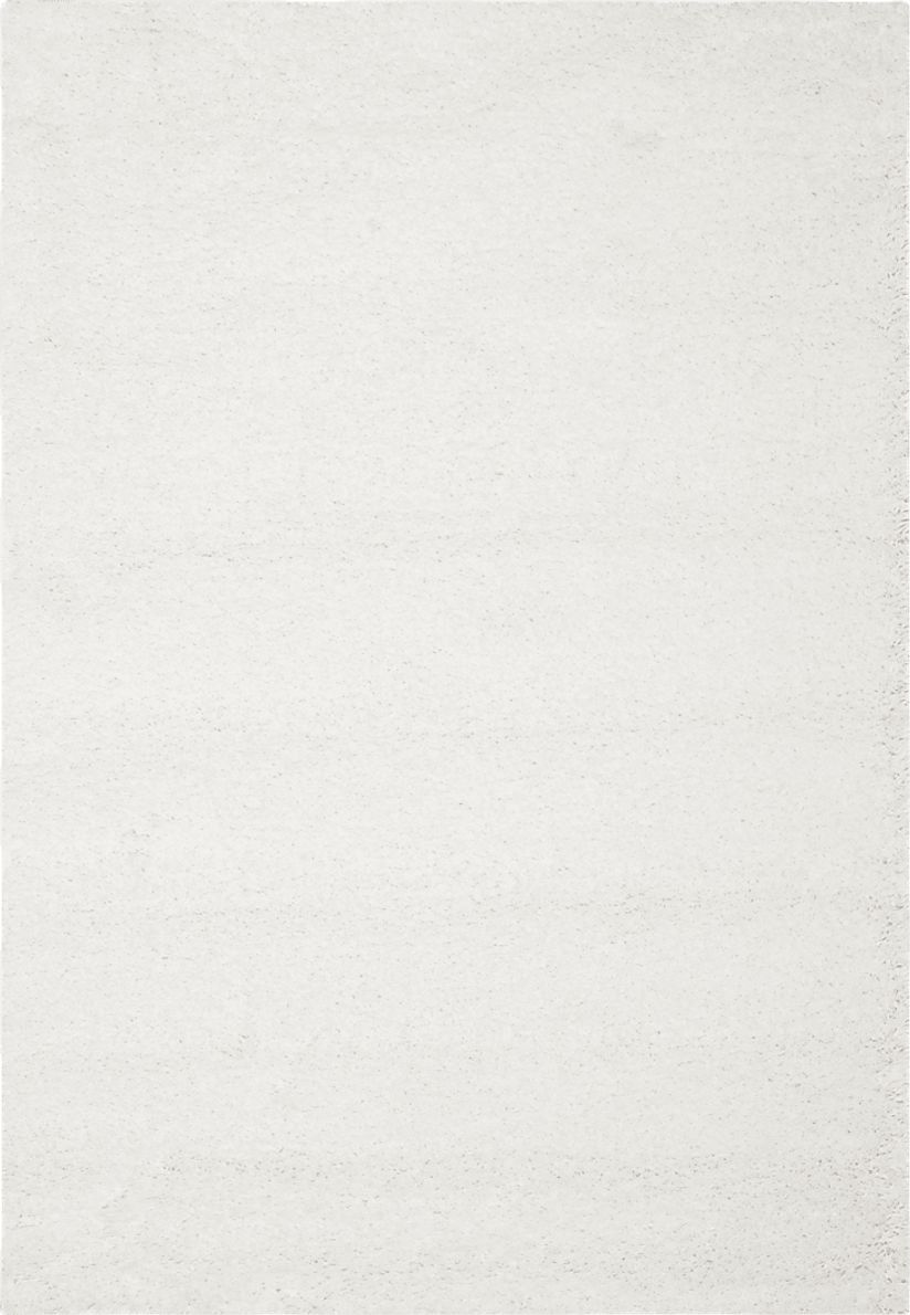 Cleona White Polypropylene Fabric Rug - Rooms To Go