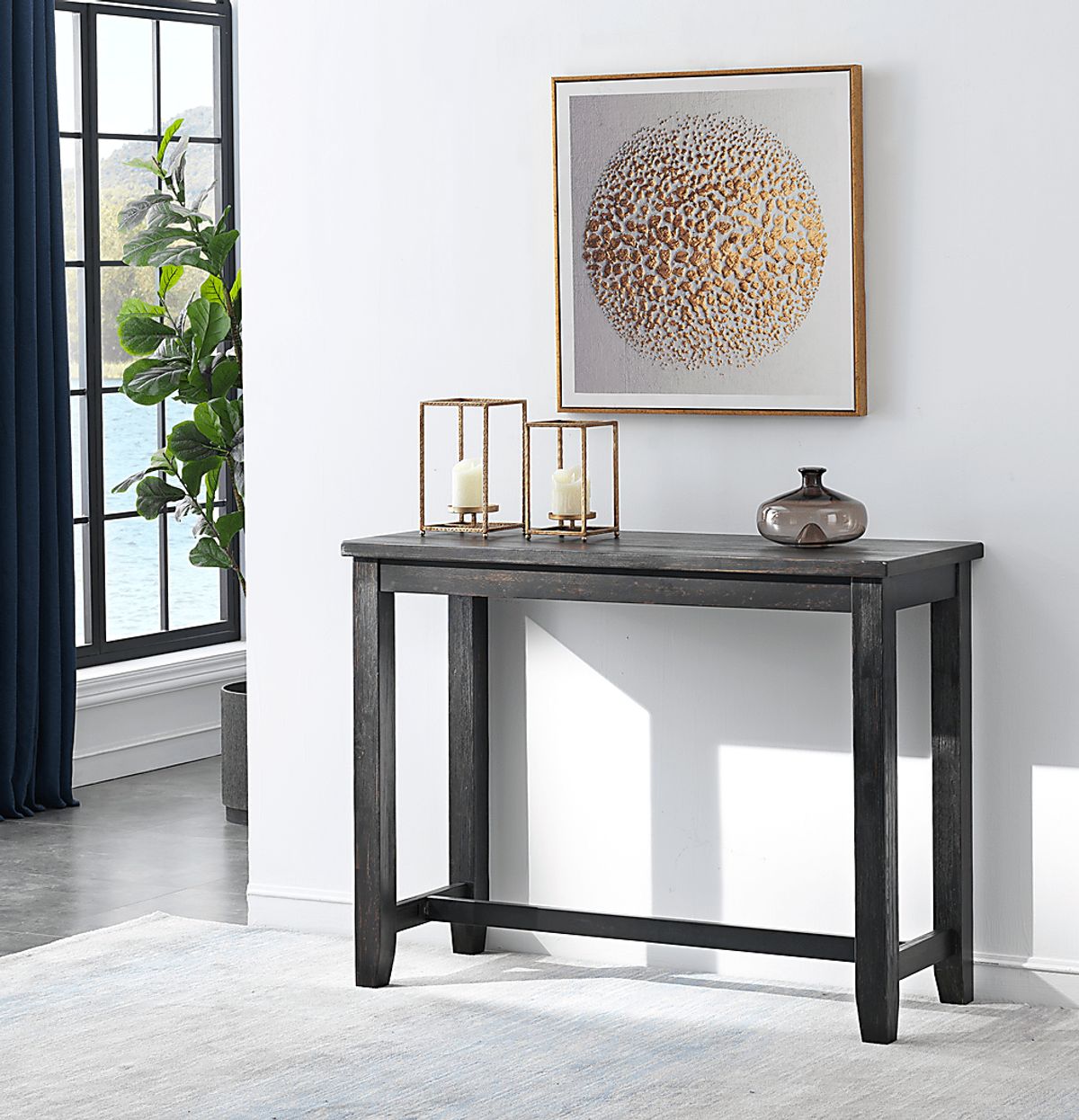 Cletus Black Black,Colors Sofa Table | Rooms to Go