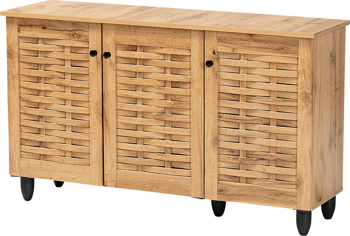 Cliffdancer Brown Dark Wood Accent Cabinet - Rooms To Go