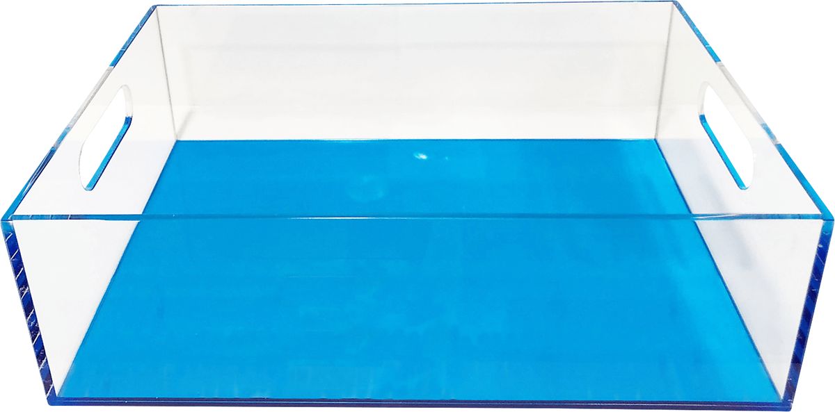 Cloudhut Neon Blue Decorative Box | Rooms to Go