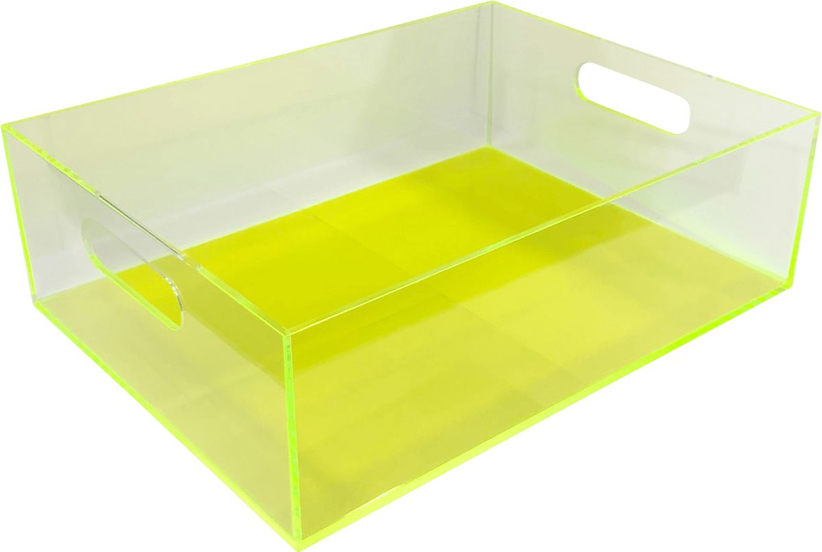 Cloudhut Neon Green Decorative Box | Rooms to Go