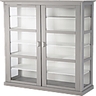 Clovermeade Gray Curio Cabinet | Rooms to Go