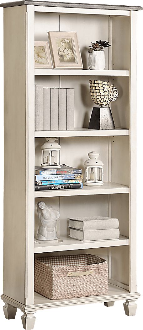 Cloville White Bookcase - Rooms To Go