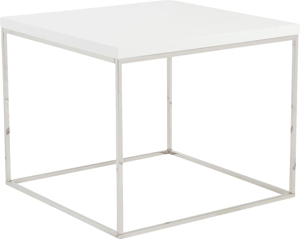 Clower White Side Table - Rooms To Go