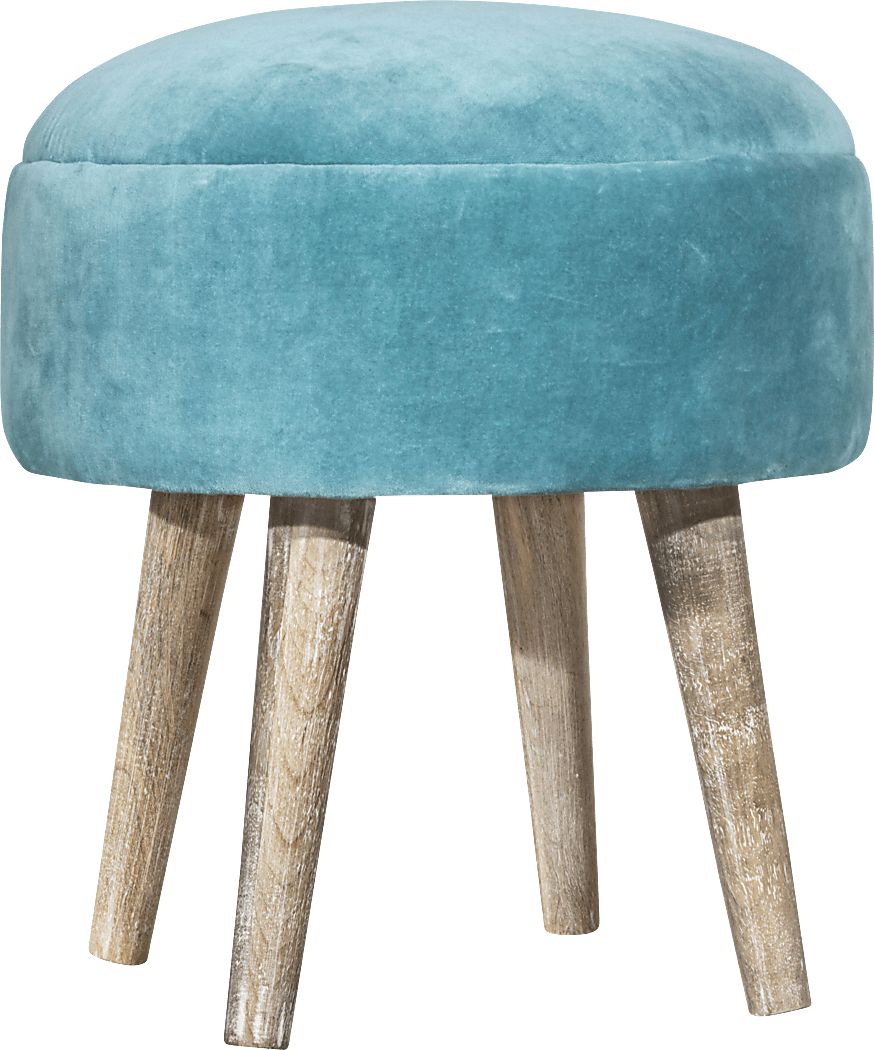Coachlamp Blue Colors Vanity Stool | Rooms to Go