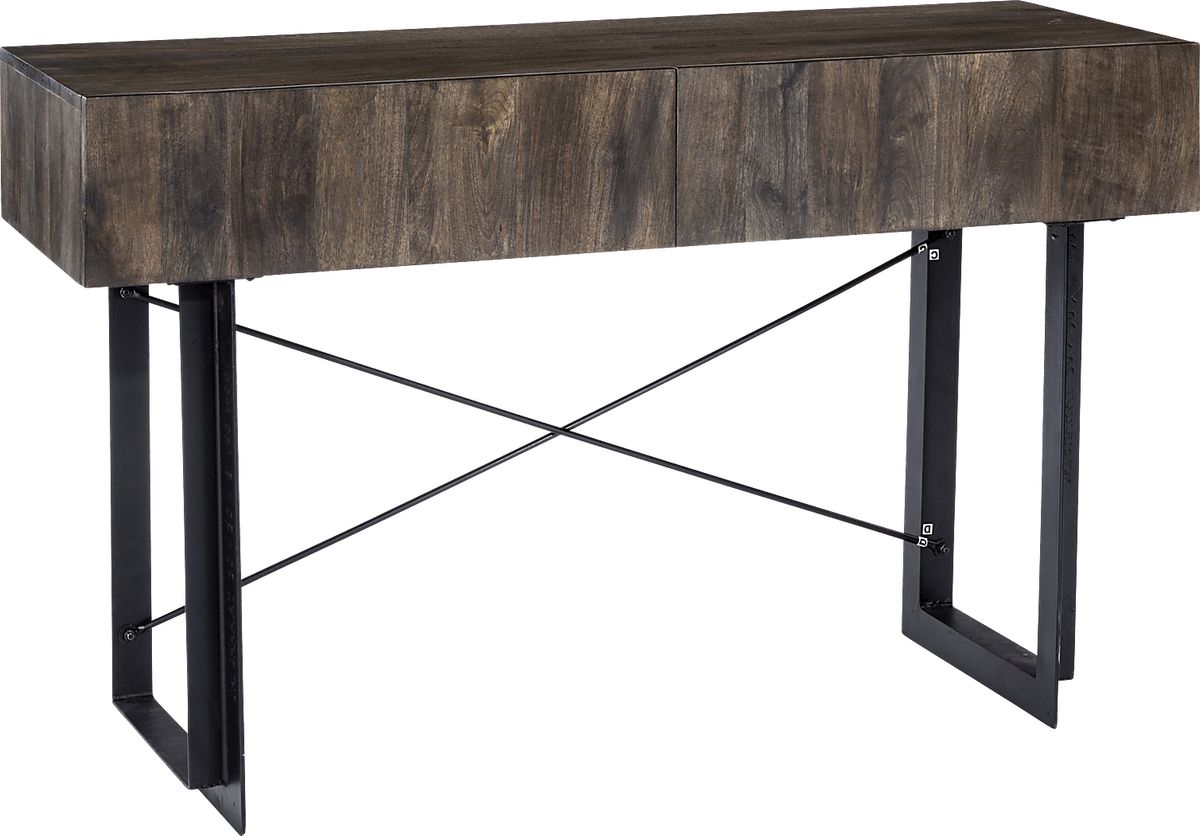 Coady Natural Light Wood Console Table | Rooms to Go