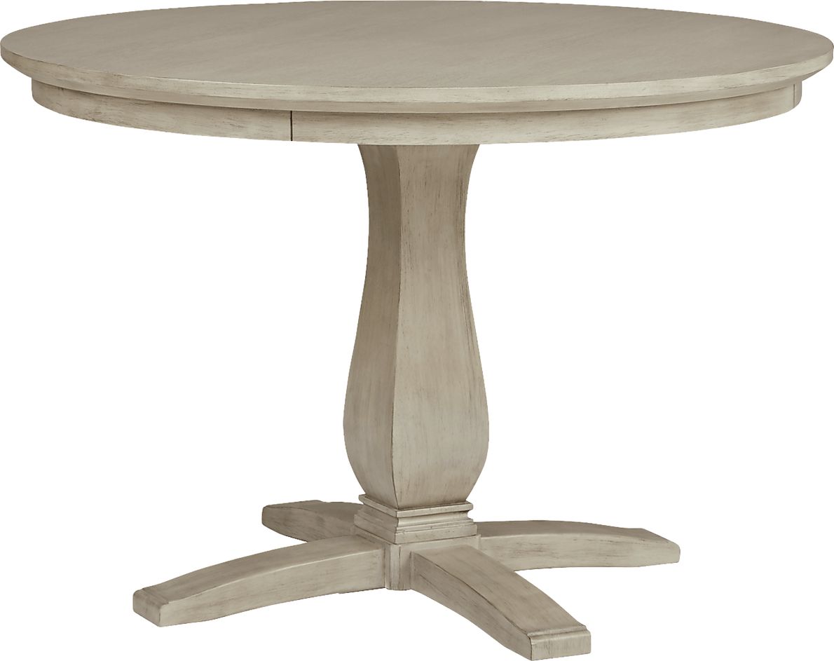 Coastline Drive Gray Round Dining Table - Rooms To Go