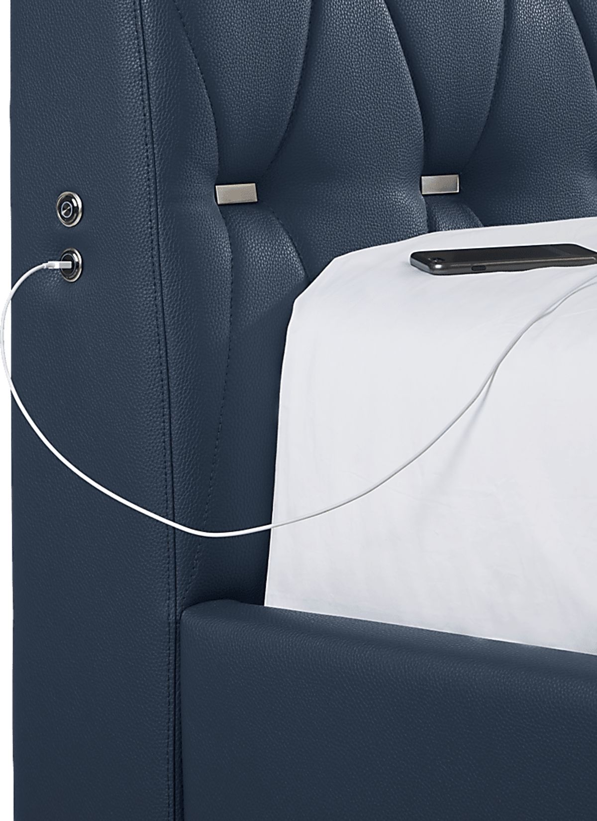 Coeval Court 3 Pc King Upholstered Bed | Rooms to Go