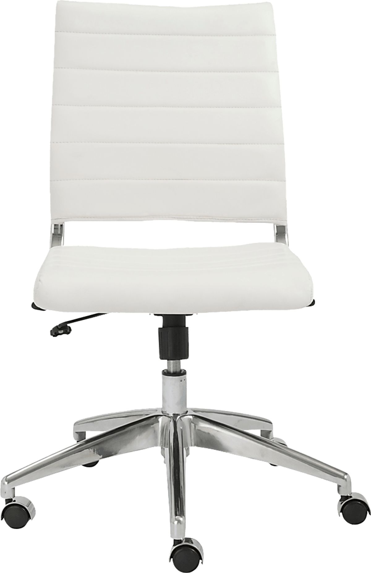 Coffeetree II White Cotton,Polyester,Polyurethane Fabric Desk Chair ...