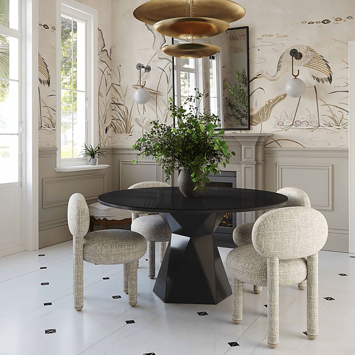 Cojack I Beige Polyester Fabric Dining Chair | Rooms to Go