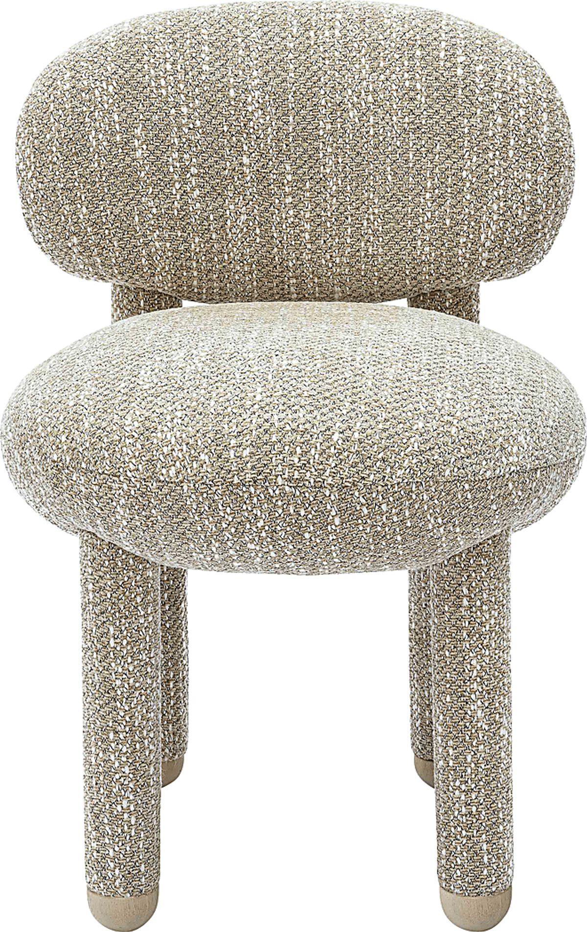 Cojack I Beige Polyester Fabric Dining Chair | Rooms to Go