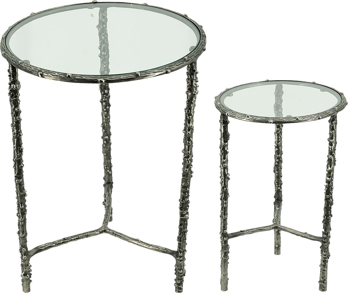 Colanade Silver Gray Nesting Table, Set Of 2 | Rooms to Go