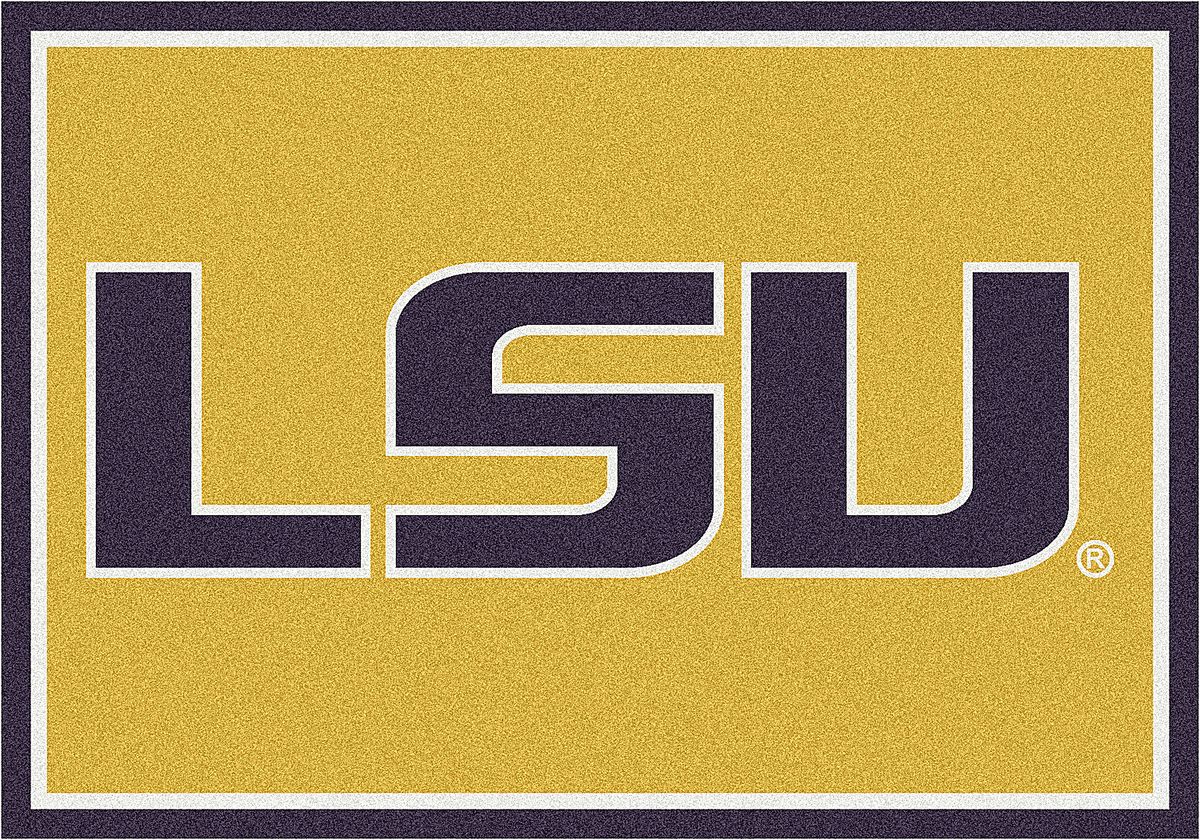 Ncaa Lsu Gold Yellow Rug | Rooms to Go