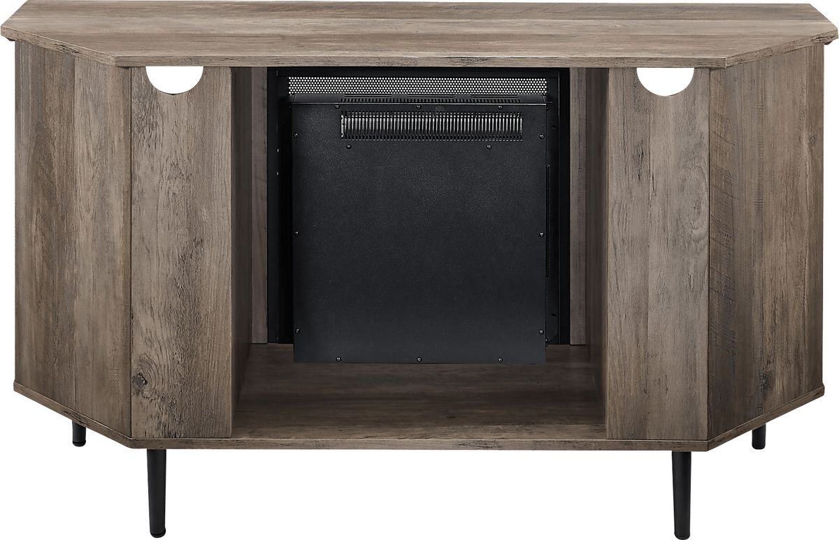 Collington Gray 48" Console, With Electric Fireplace | Rooms to Go