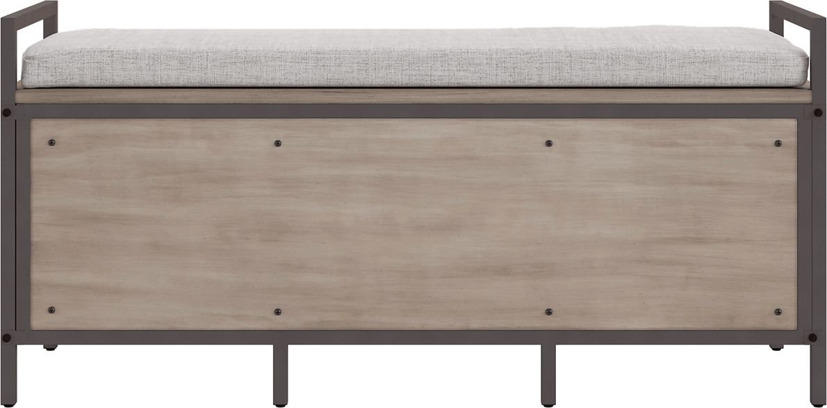 Colridge Gray Storage Bench - Rooms To Go