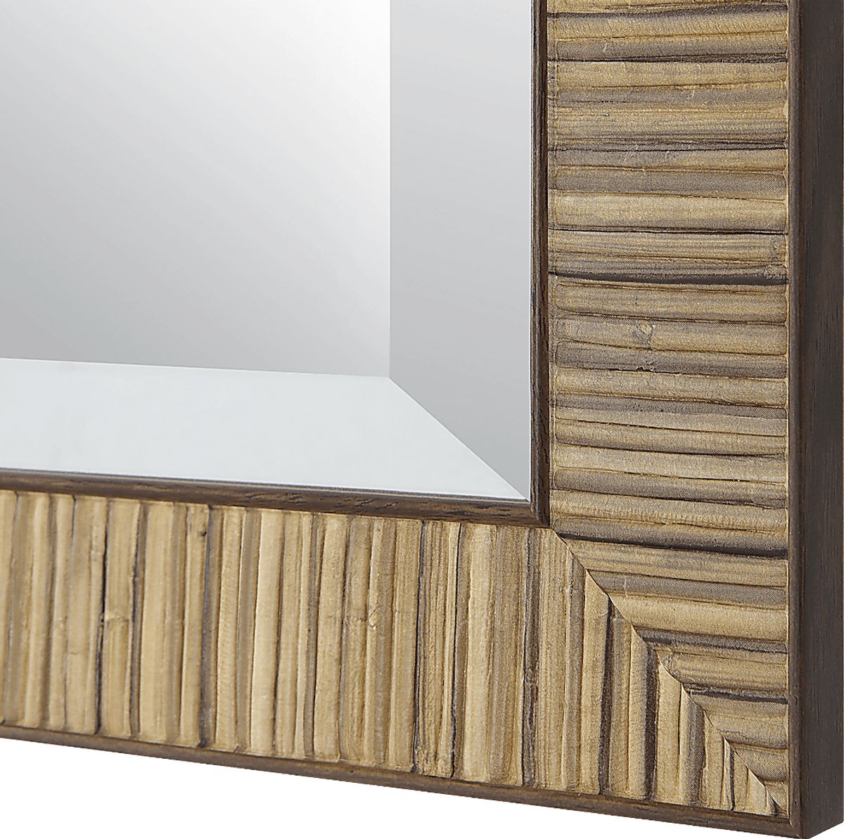 Colrin Brown Dark Wood Mirror | Rooms to Go