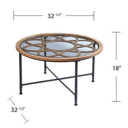 Colston Black,Natural Black,Colors,Light Wood Cocktail Table | Rooms to Go