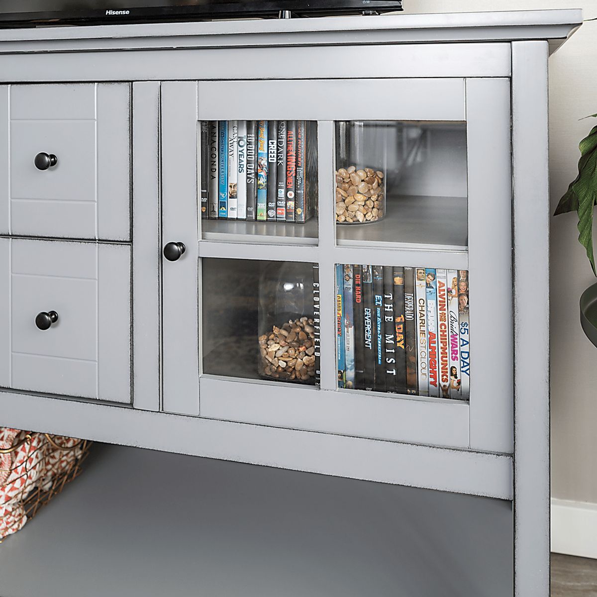 Columby Gray Buffet Console Table | Rooms to Go