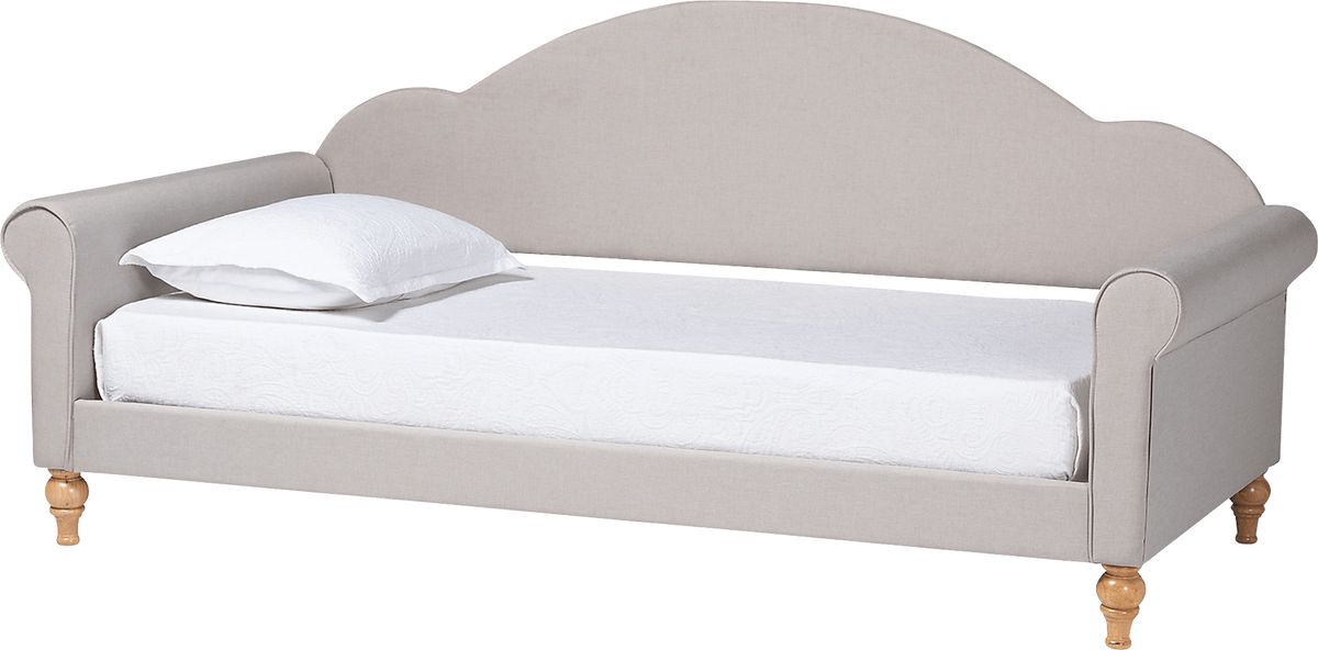 Comares Gray Polyester Fabric Twin Daybed | Rooms to Go