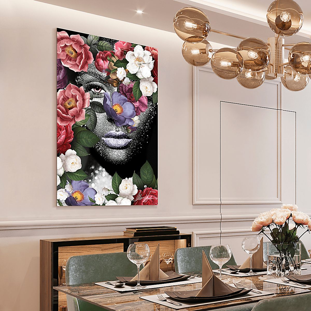 Conlaine II Multi Artwork | Rooms to Go