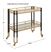 Conti Gold Bar Cart - Rooms To Go