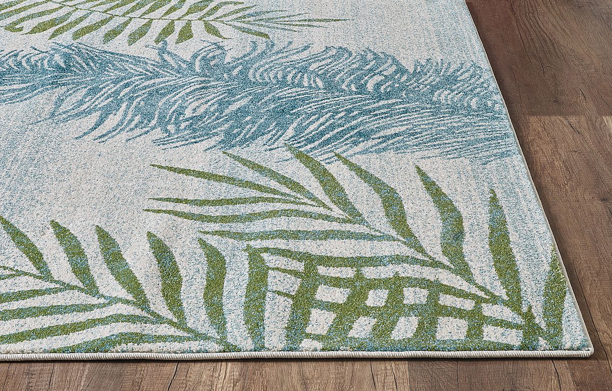 Conviser Spa Blue Rugs | Rooms to Go
