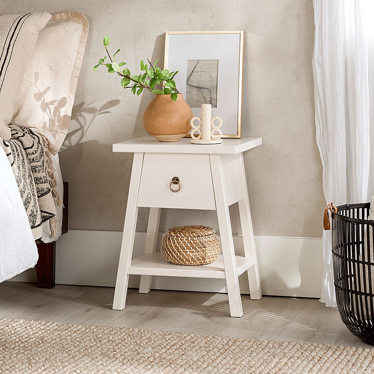 Cookacre Ivory Nightstand - Rooms To Go