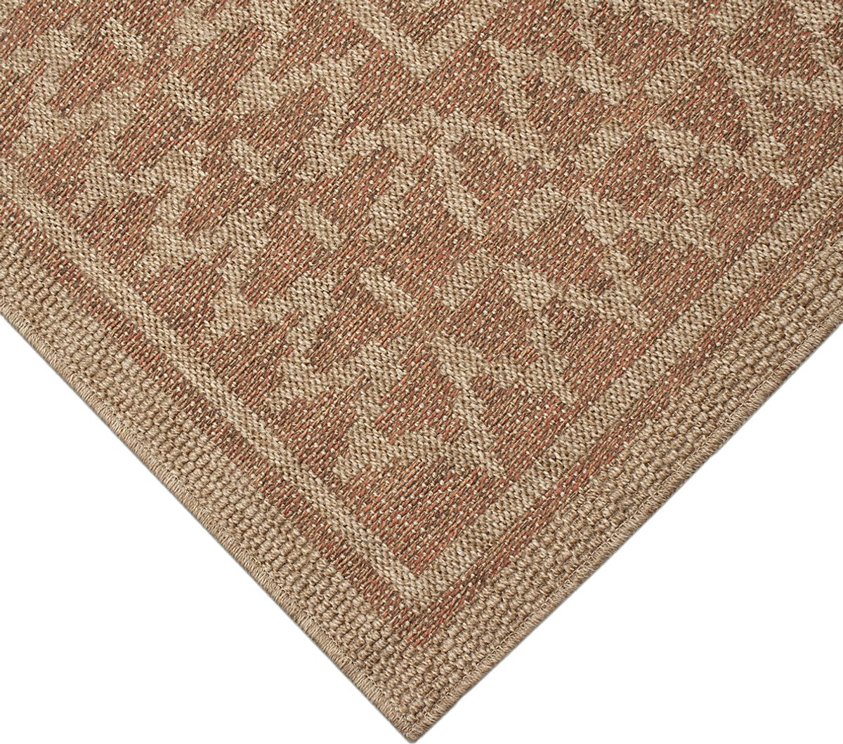 Coosaw Terracotta Orange Outdoor Rugs | Rooms to Go
