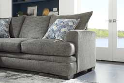 Copley court pewter 2 pc gel foam sleeper sectional store