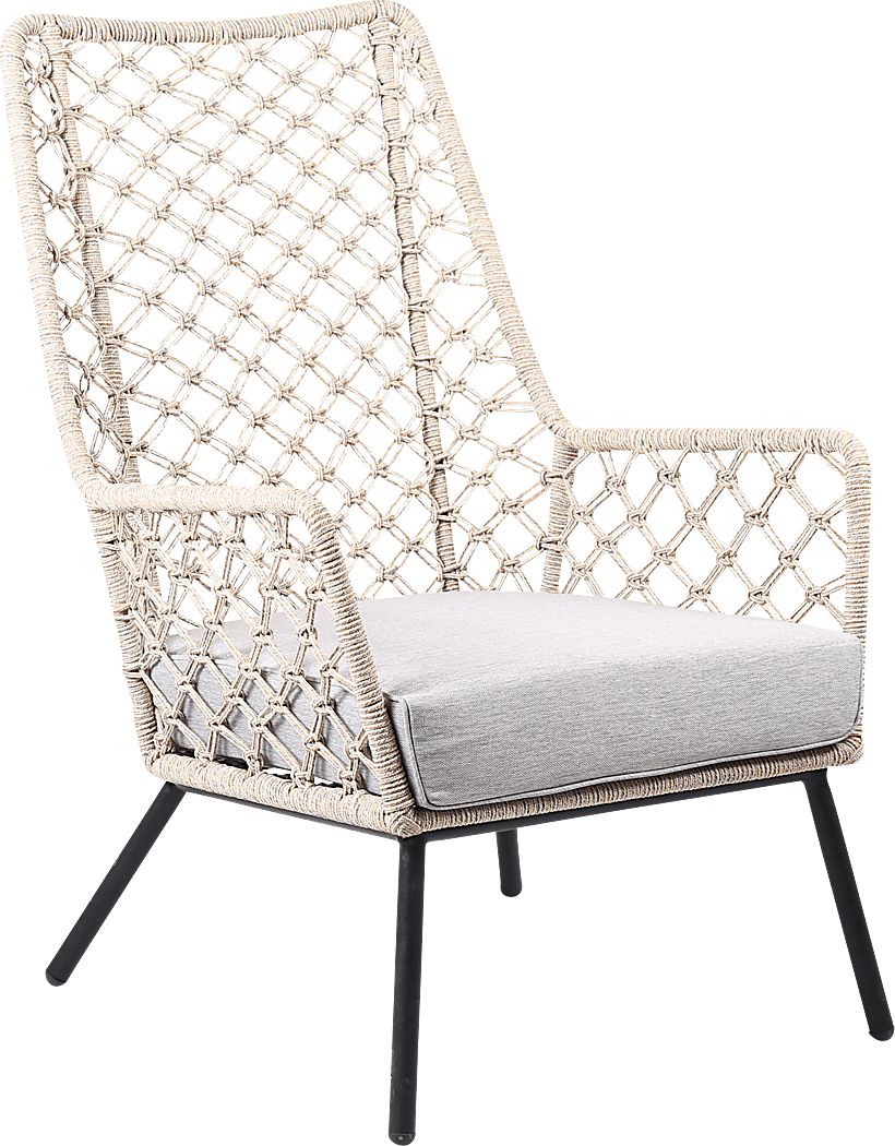 Corann Natural Outdoor Lounge Chair - Rooms To Go