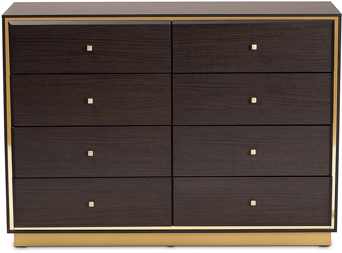 Corenna Espresso Dresser - Rooms To Go