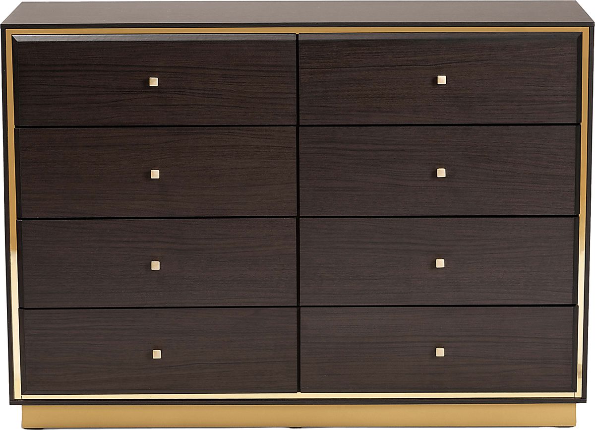 Corenna Dark Wood Sangria Espresso Brown Dresser | Rooms to Go