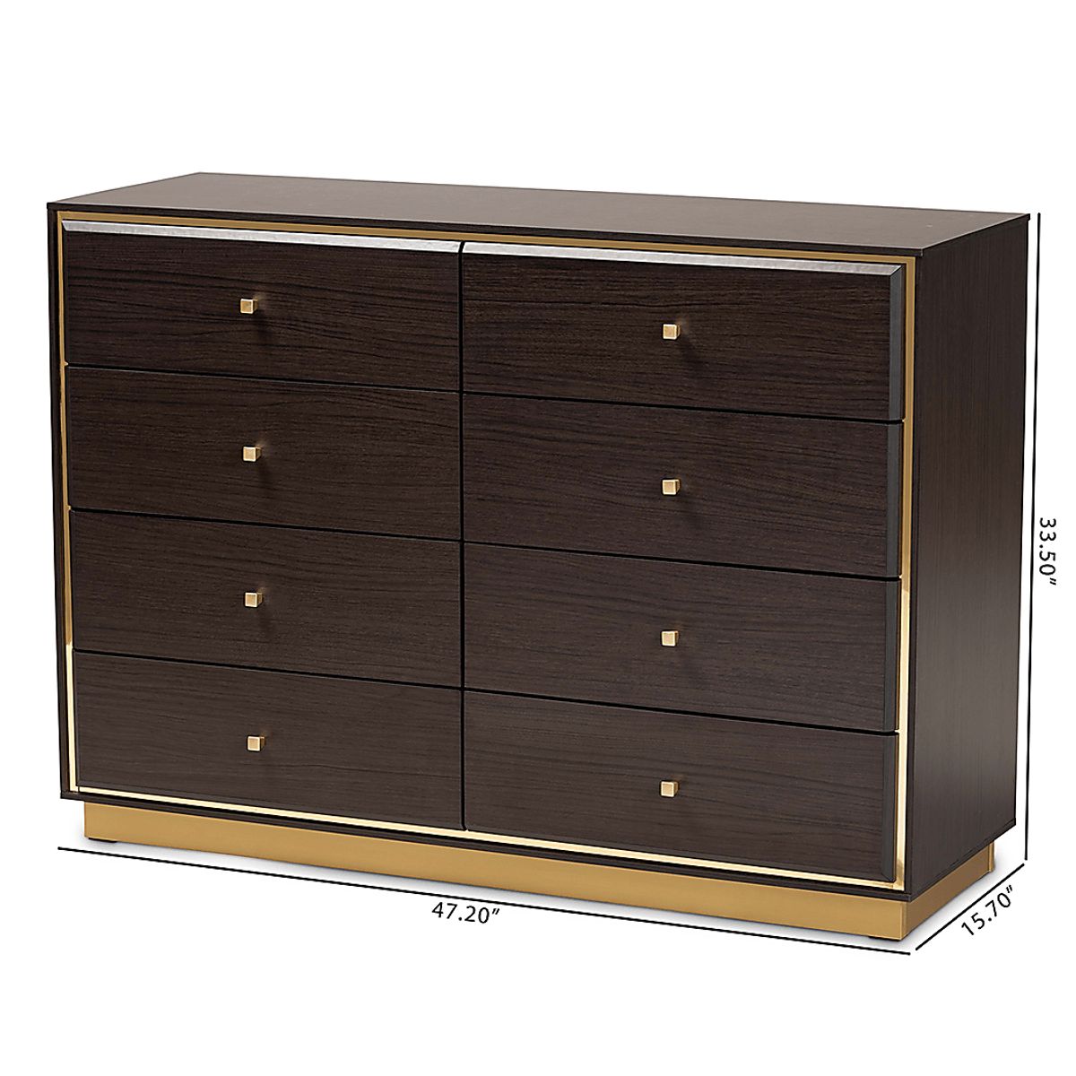 Corenna Dark Wood Sangria Espresso Brown Dresser | Rooms to Go