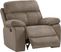 Corinne 3 Pc Stone Beige Microfiber Non-Power Reclining Classic Living ...