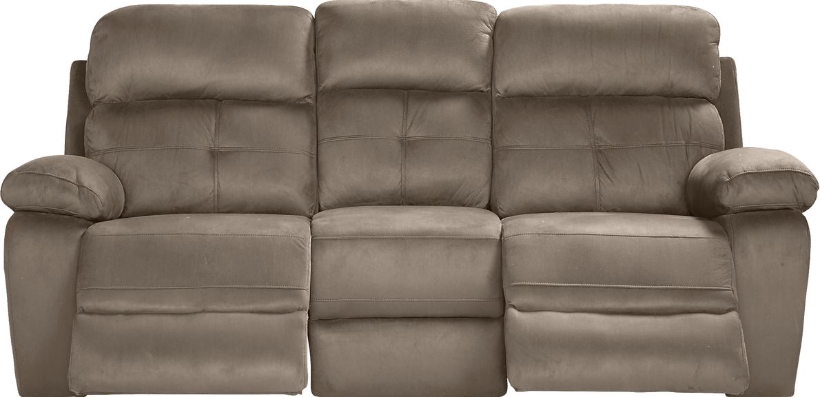 Corinne Stone 3 Pc Living Room with Reclining Sofa - Rooms To Go