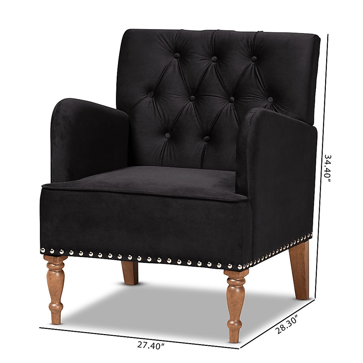 Corlandt Black Black,Colors Polyester Fabric Accent Chair | Rooms to Go