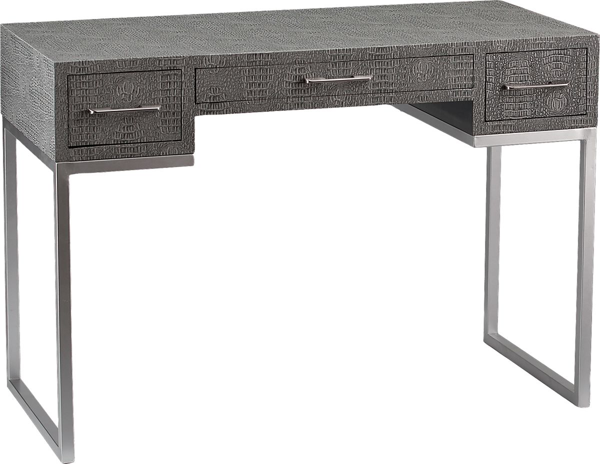 Corlett Gray Desk | Rooms to Go
