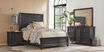 Cornelia Black 3 Pc King Panel Bed - Rooms To Go
